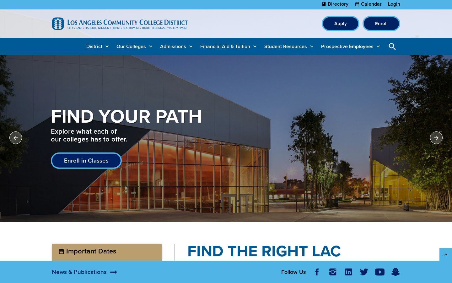 Homepage | LACCD