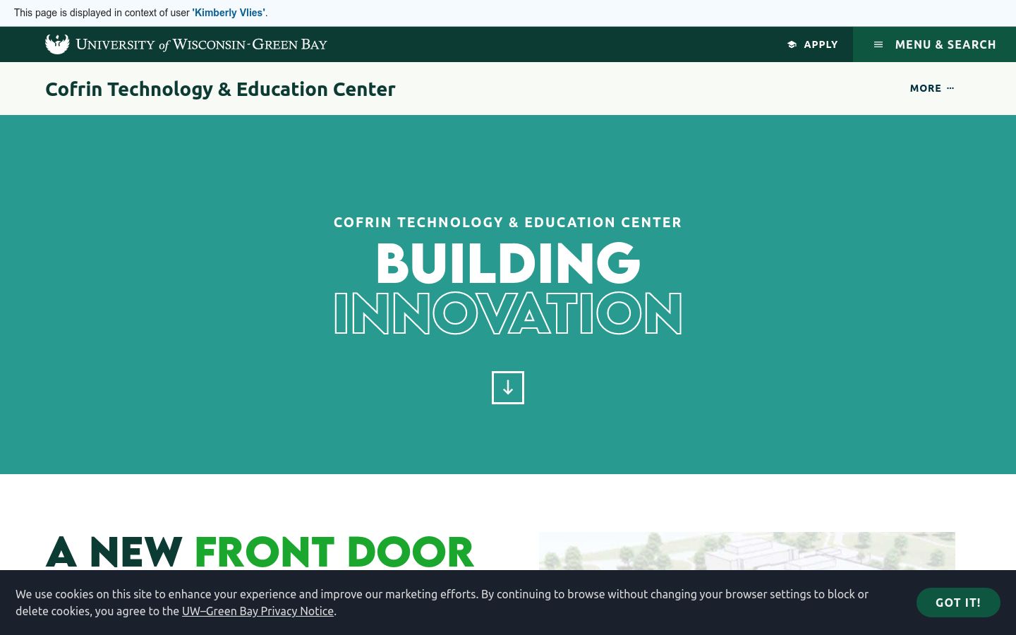 Cofrin Technology & Education Center - UW-Green Bay